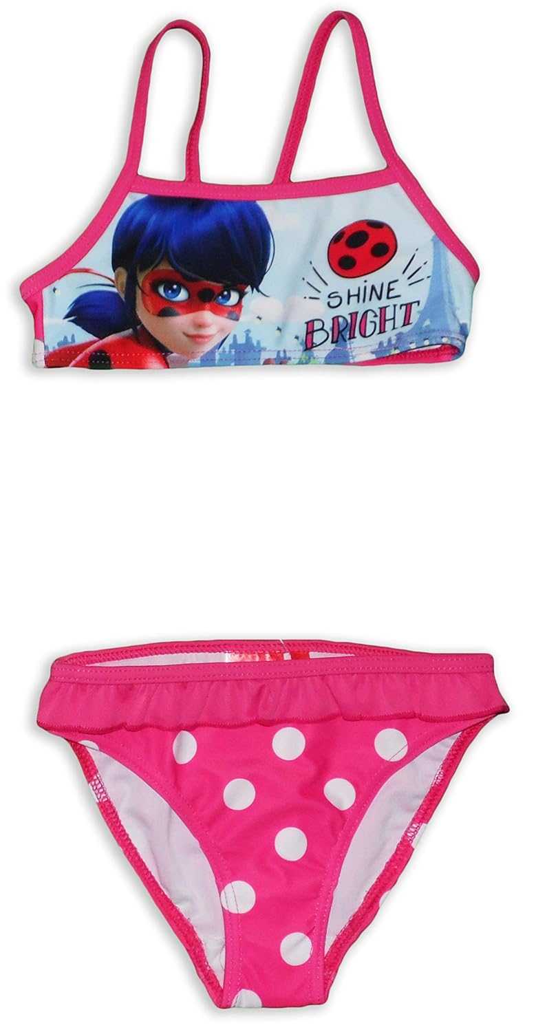 Buy Miraculous Ladybug Girls Swim Bikini (Pink, 6 Years) at Amazon.in