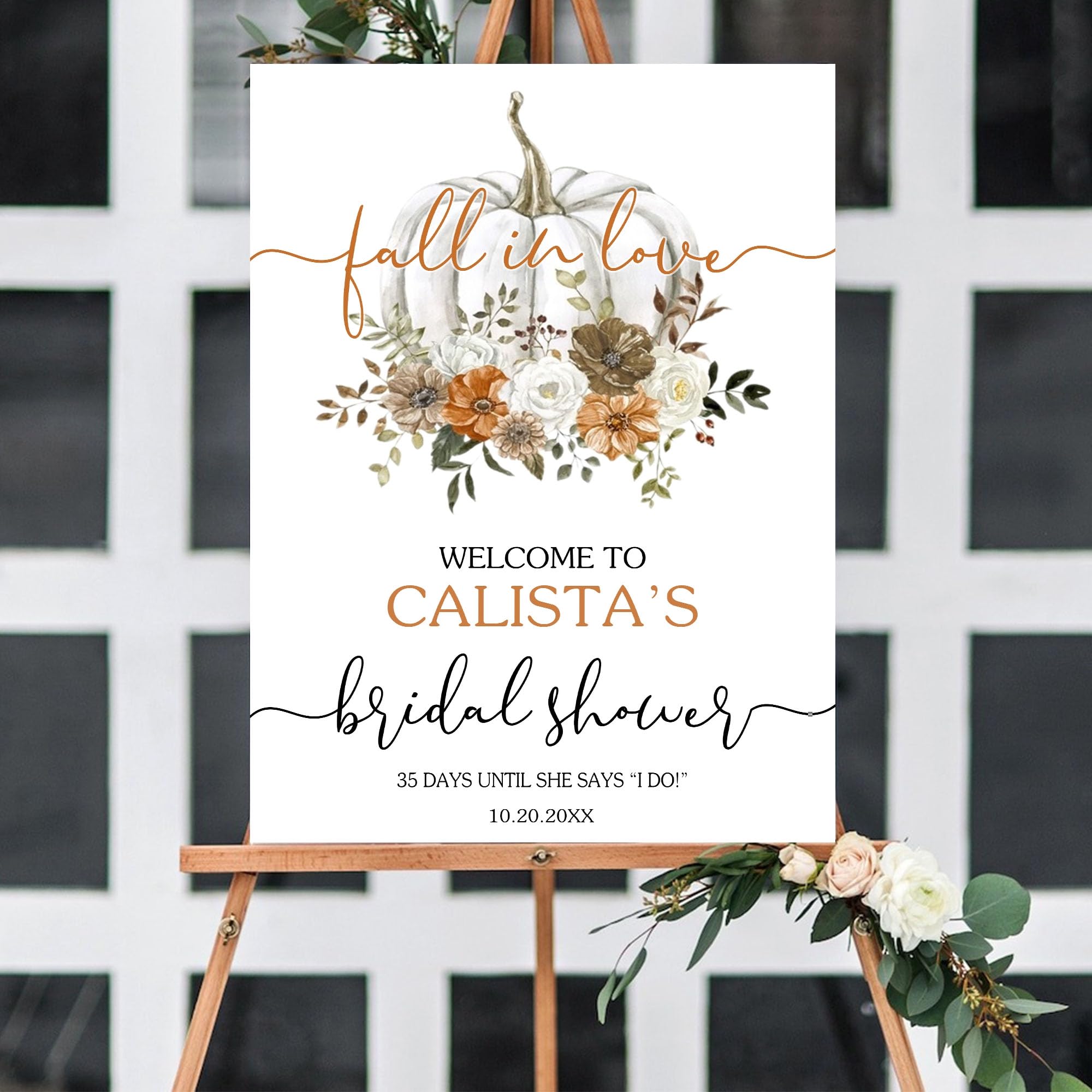 Falling In Love Wedding Sign 39 Best Decorations For A Fall Wedding