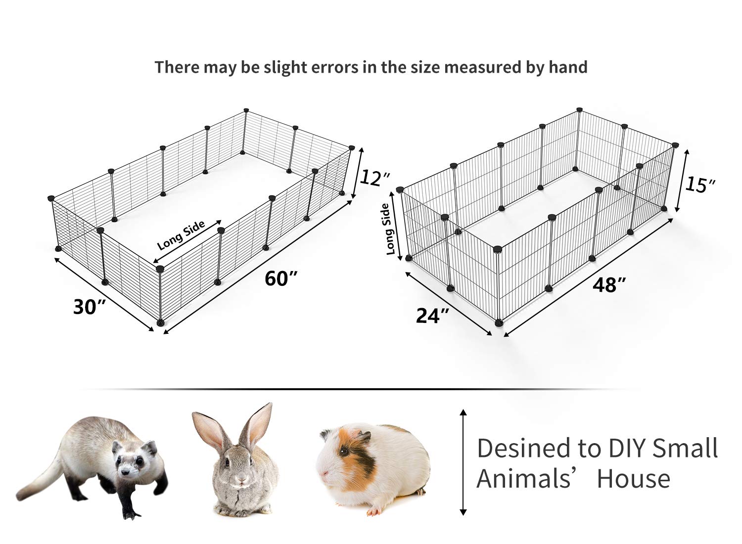 Snapklik.com : Tespo Pet Playpen, Dog Puppy Cat Pen, Small Animal Cage ...