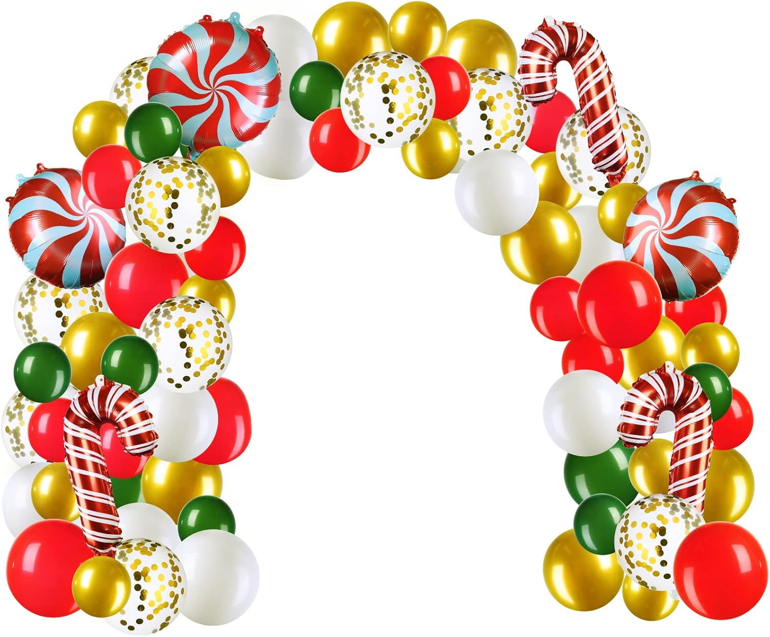 Amazon.com: Christmas Balloon Garland Arch Kit, Merry Christmas ...