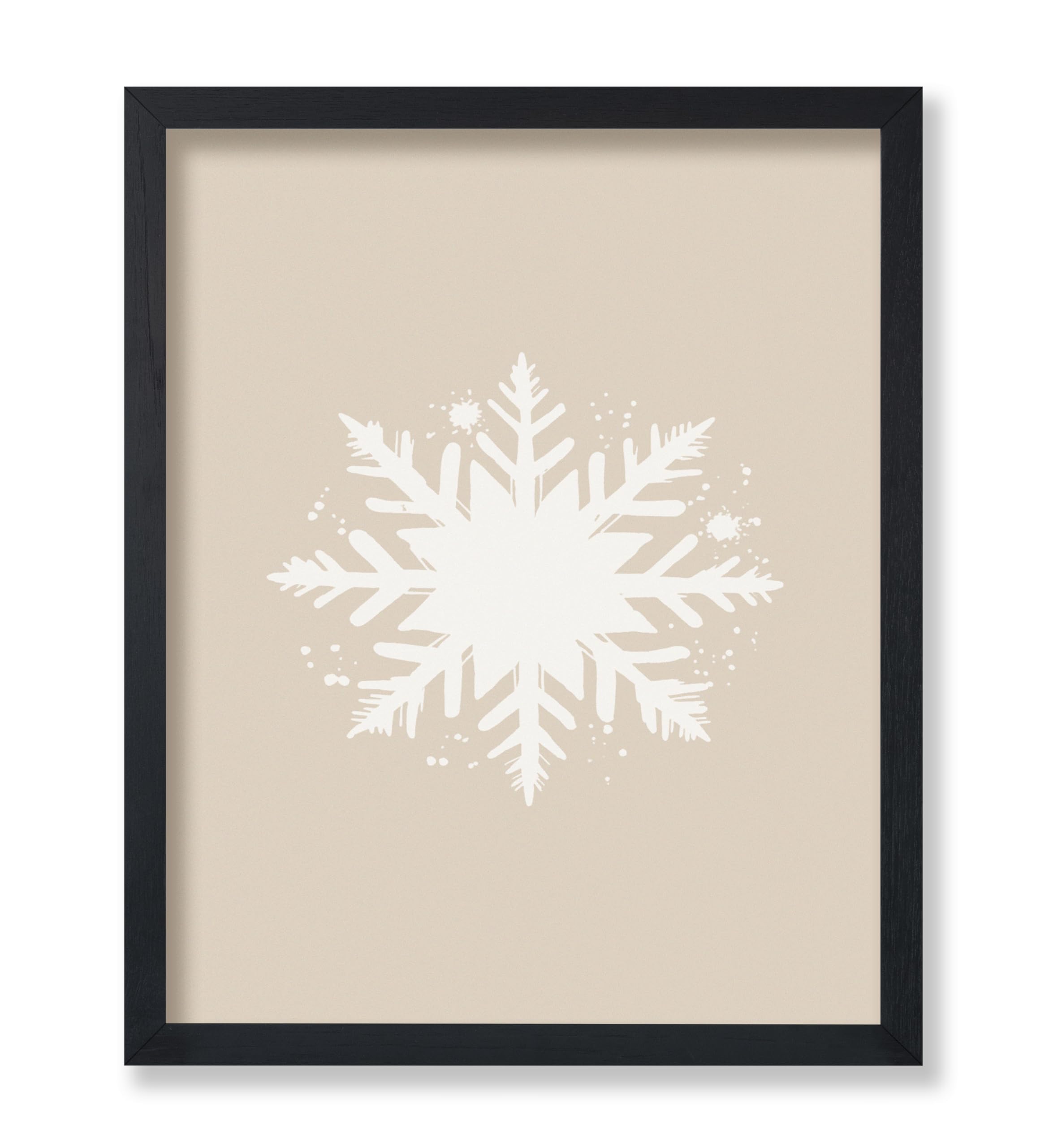 Amazon.com: Poster Master Snowflake Poster - Christmas Print - Winter ...