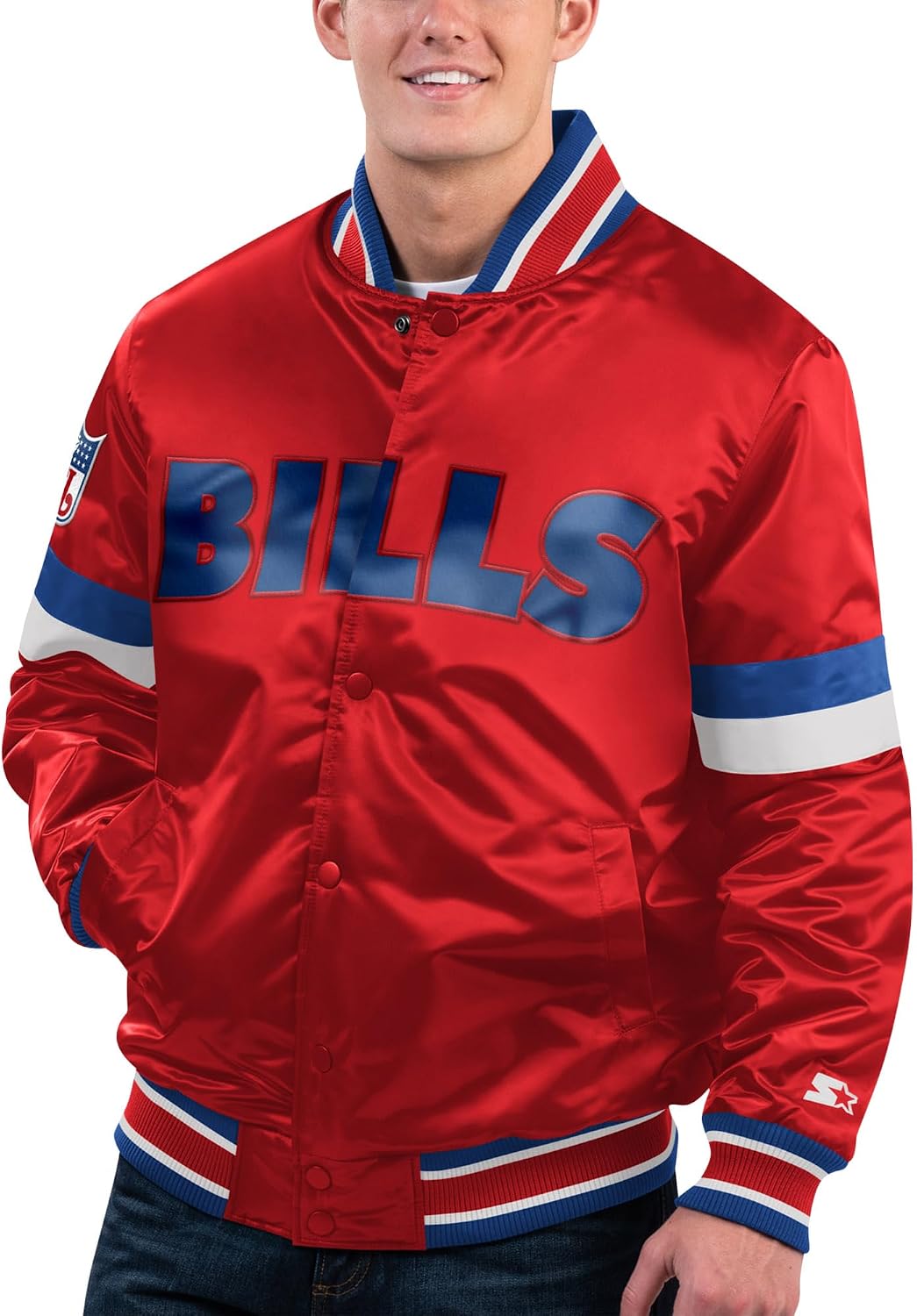 Amazon.com: Starter Men's NFL Gridiron Classics Home Game Satin Full ...