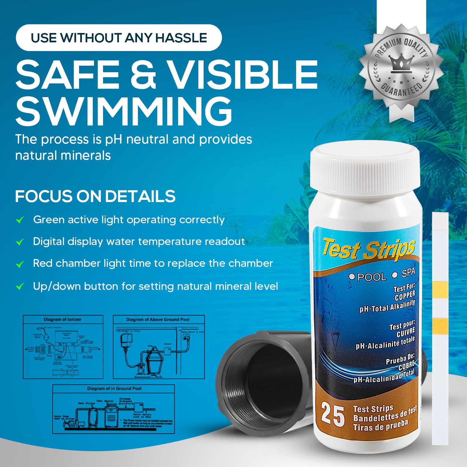 444301 Pool Purifier Treatment System Hybrid Pool Treatment System for ...