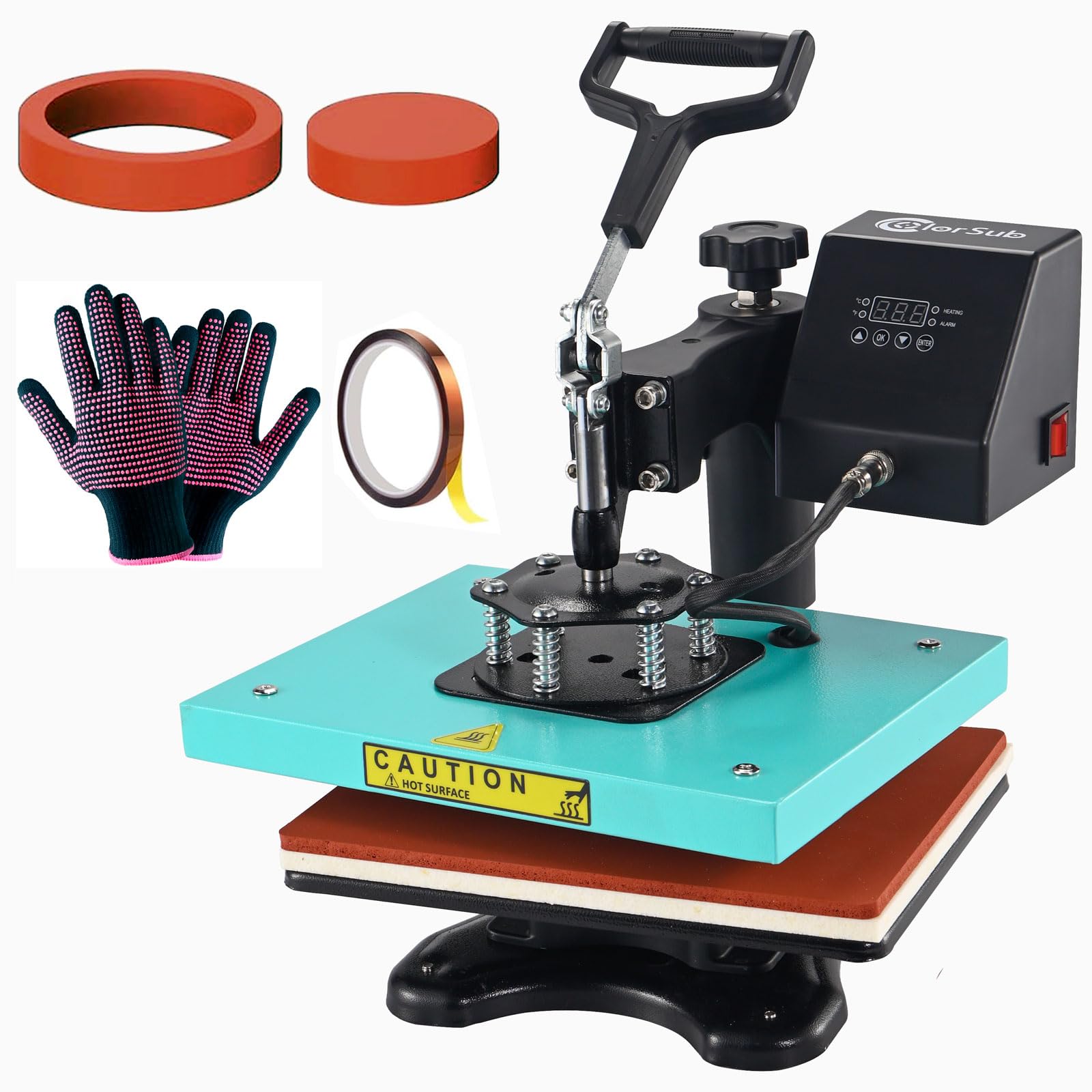 ColorSub Heat Press Machine for T Shirts 9x12 Inch- 3 in 1 Combo Heat ...