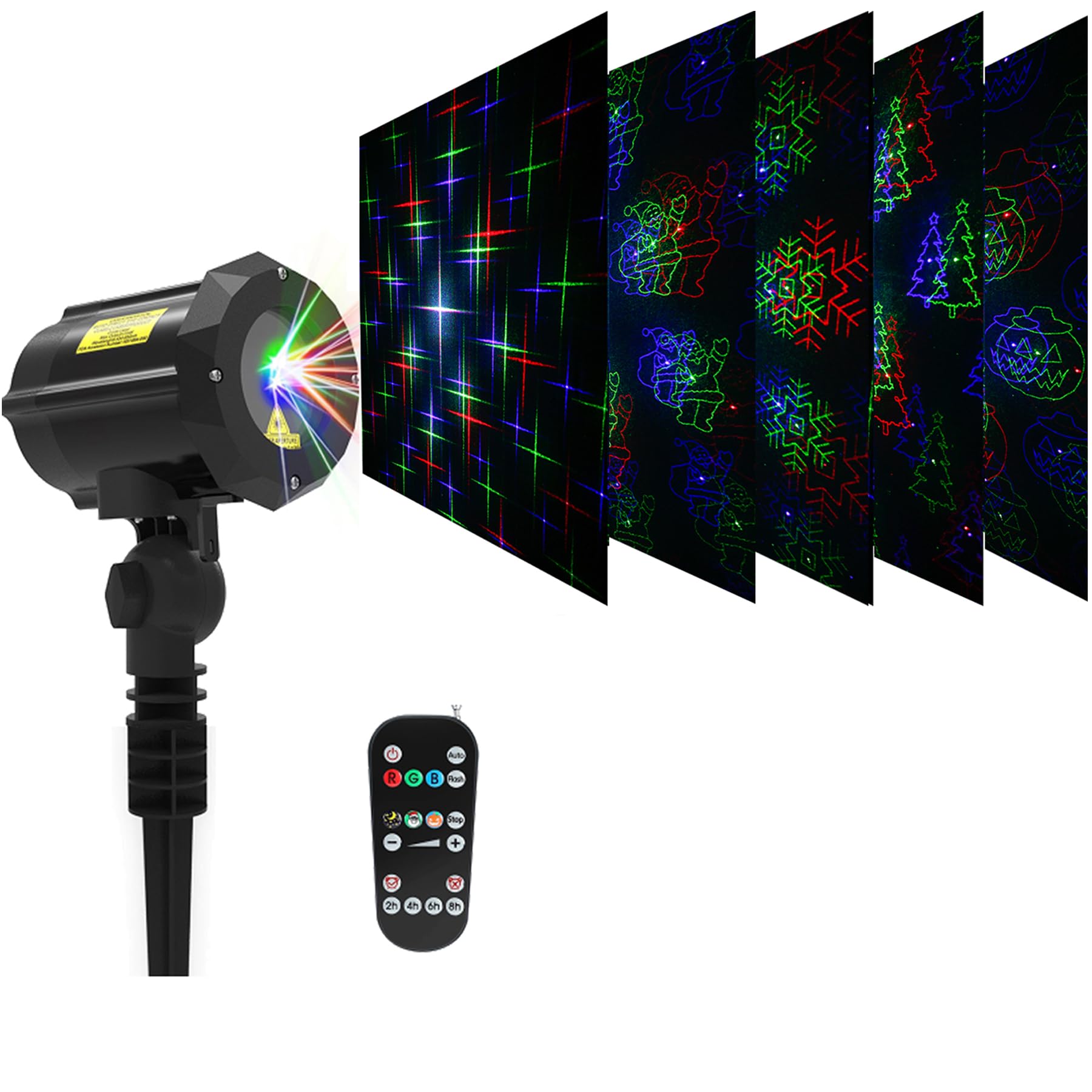7 Best Outdoor Laser Lights | Laser Brightness & Snow