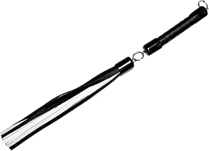 Amazon.com: Sunset Novelties Leather 15" Swivel Flogger, Black/White ...