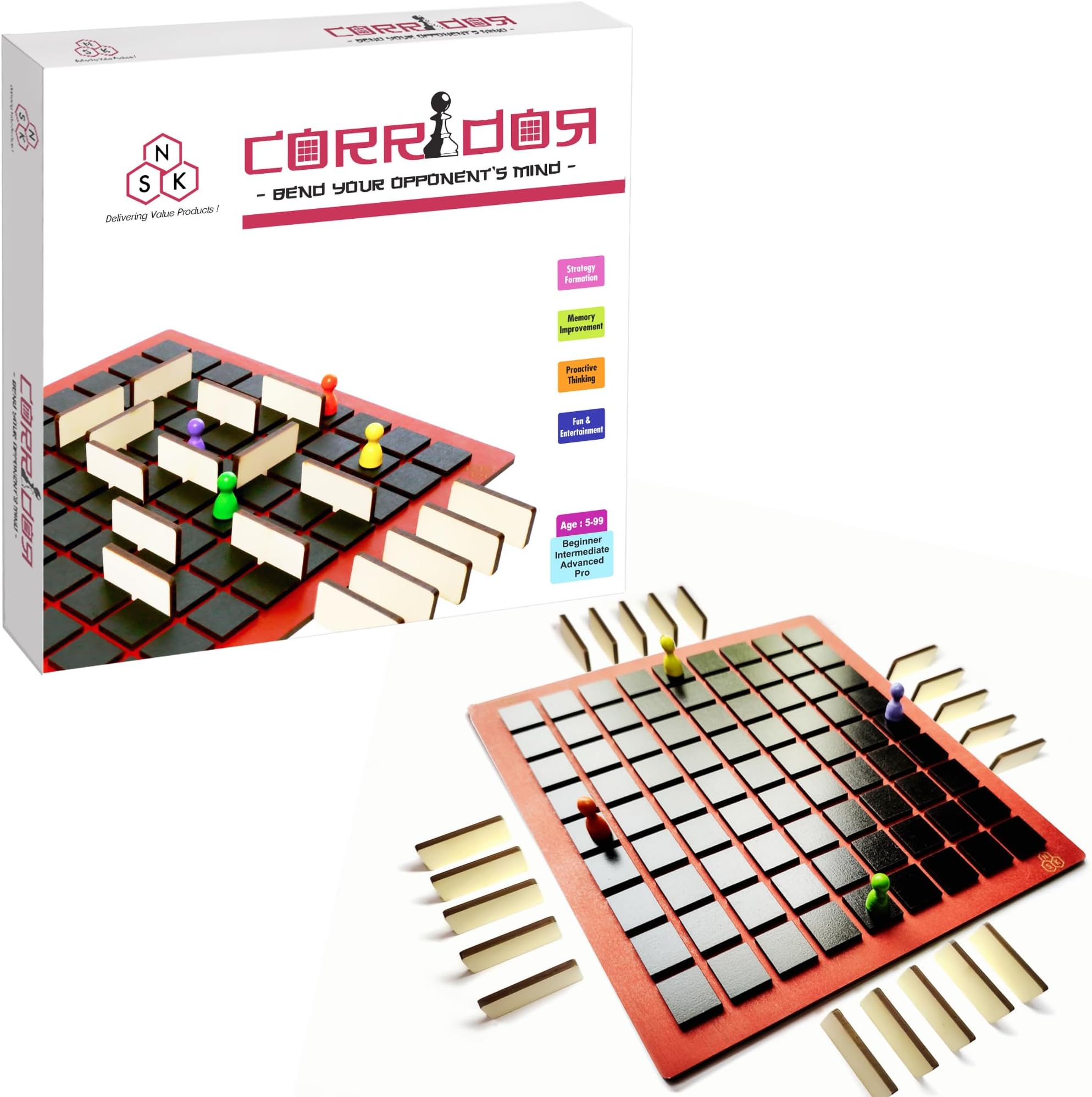 Buy NSK Traders Corridor Board Game for Kids, Adults, Family ...
