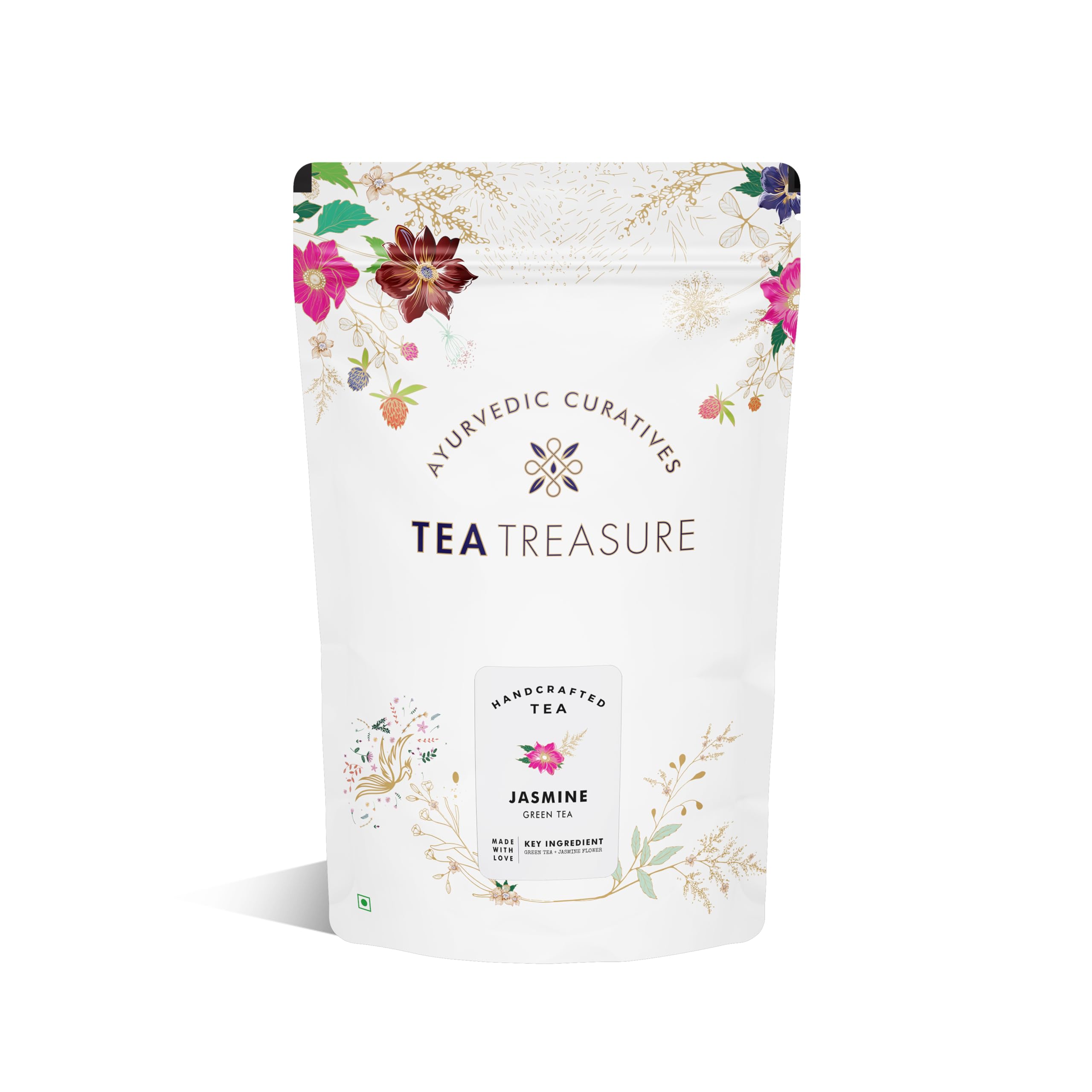 Tea Treasure Peace-Jasmine Green Tea 100 Gram | Green Tea 100 Gram (100 ...