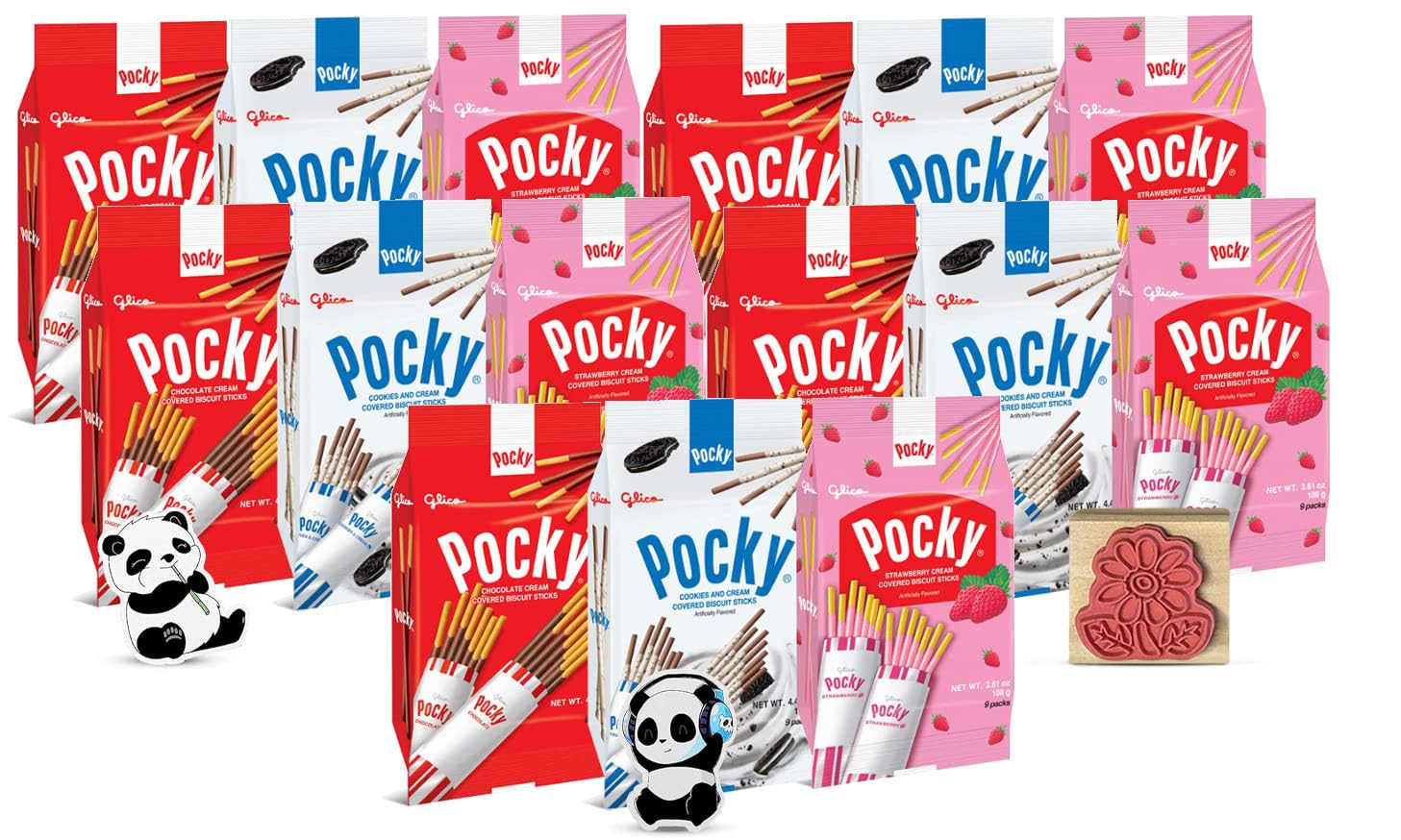 Amazon.com: Pocky Sticks Japanese Snacks Pocky Variety Pack of 15 Asian ...