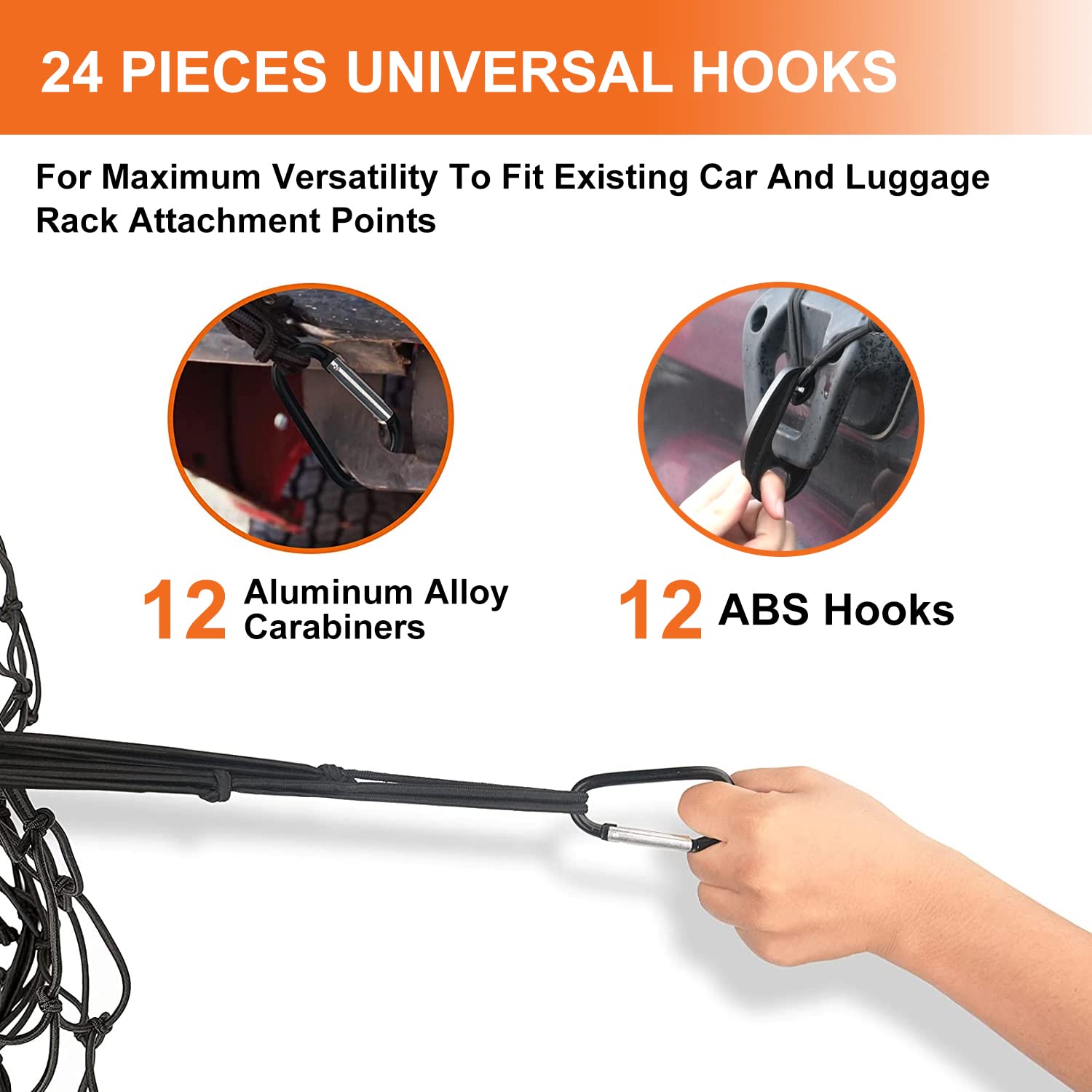 Snapklik.com : Cakubor Cargo Net For Pickup Truck Bed SUV, 4x6 ...