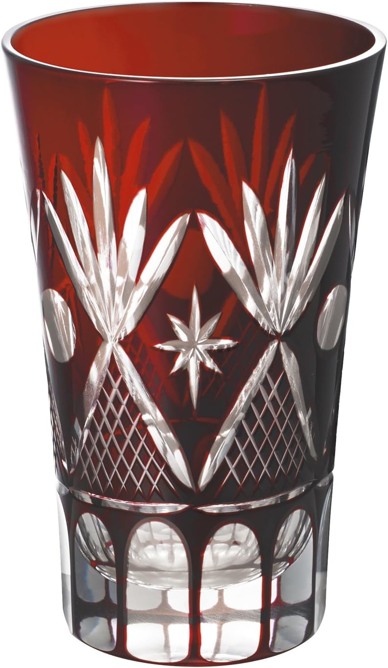 Amazon.com: Otsuka Glass Kiriko Glass Bite Beer (with Presentation Box ...