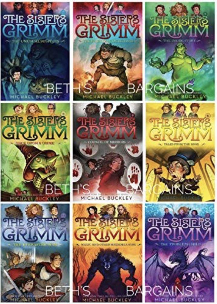 9 Books: Sisters Grimm Set - Fairy Tale... by Michael Buckley