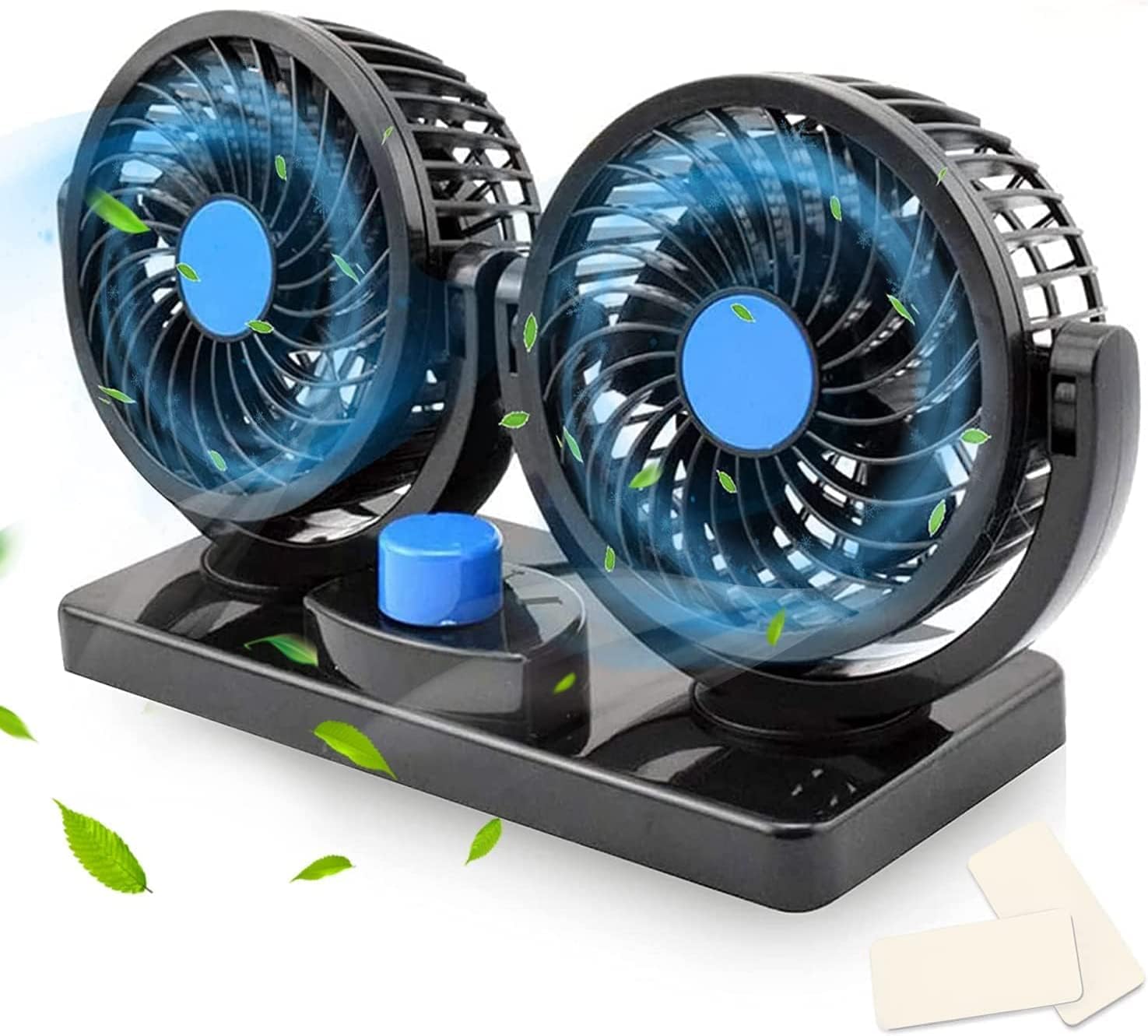 Amazon.com: Showvigor Black Car Fan, Car Electric Fans That Blow Cold ...