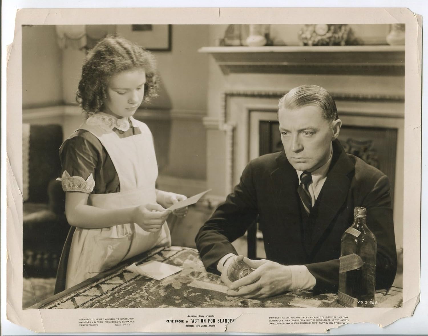 MOVIE PHOTO: Action for Slander 8"x10" Black and White Promotional ...