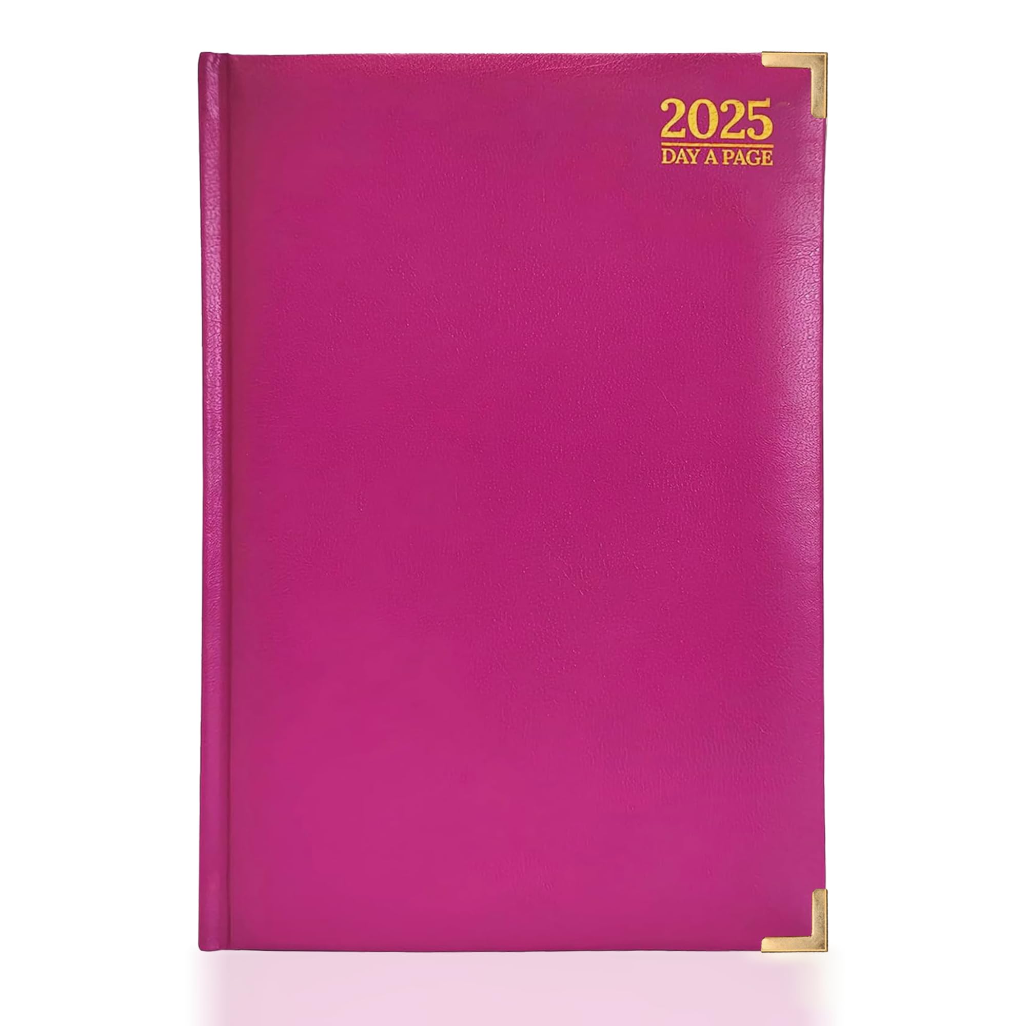 G4GADGET A5 Day A Page Diary Purple 2025 | Hardback Cover | Daily ...
