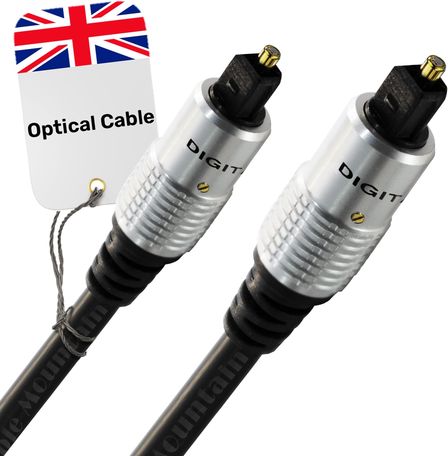 Cable Mountain Optical Cable 1M HQ – SPDIF Digital Optical Audio Cable ...