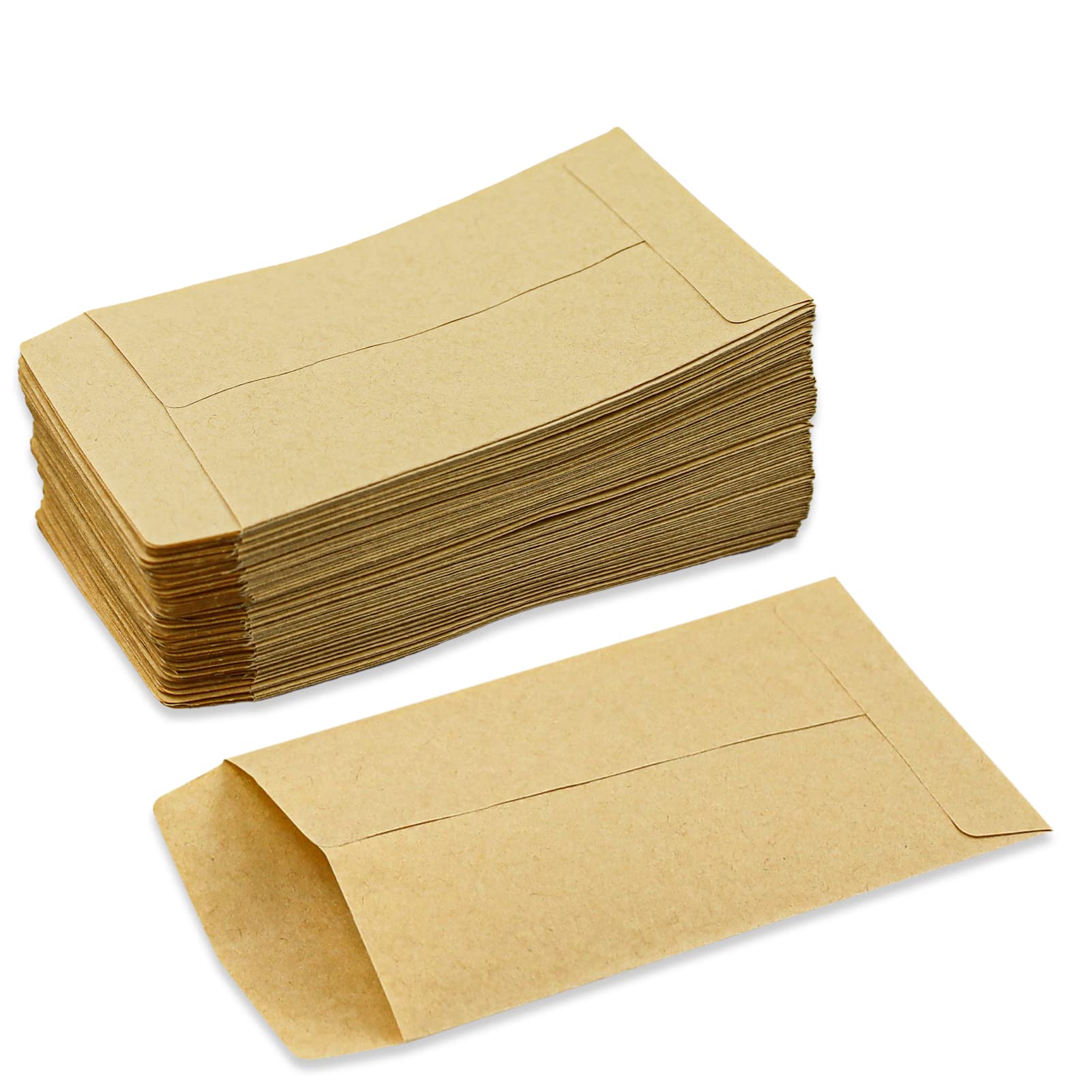 SZXMDKH 160 Pcs Small Brown Envelopes, Kraft Paper Seed Envelopes for ...