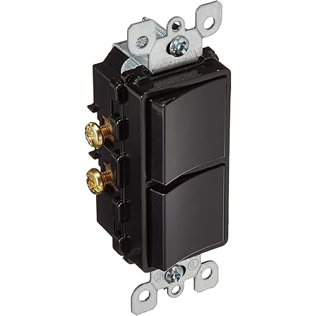 Leviton 5334 20 Amp, 120/277 Volt, Duplex Style Single-Pole / Single ...