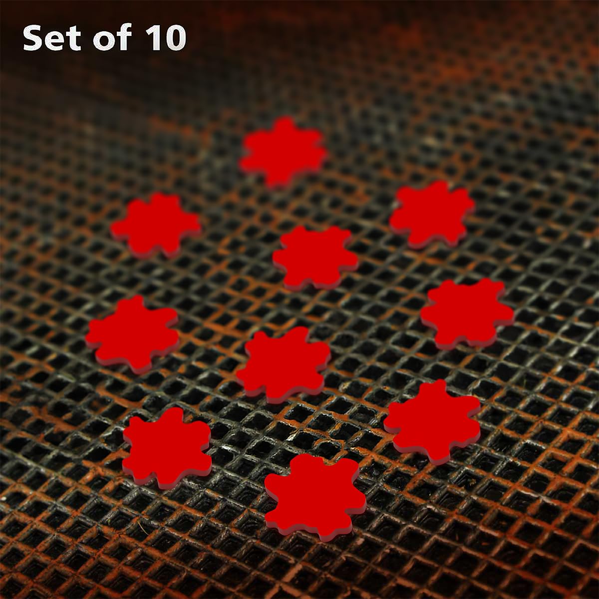 Snapklik.com : LITKO Blood Splatter Tokens Wound Counter Casualty ...