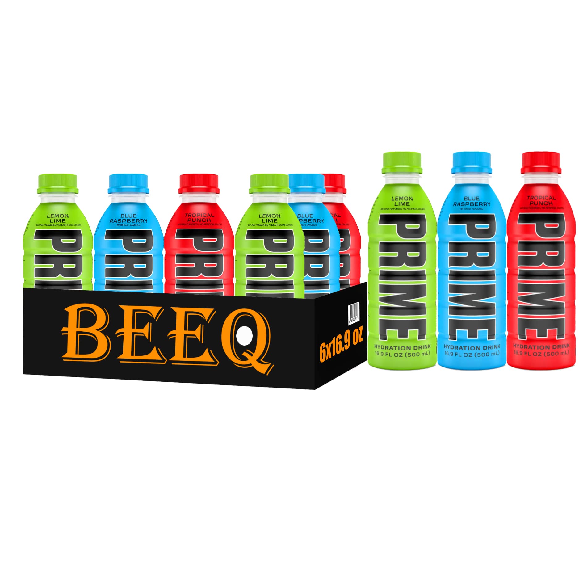 Buy BEEQ - Prime Hydration Sports Drink Variety Pack - Energy Drink ...