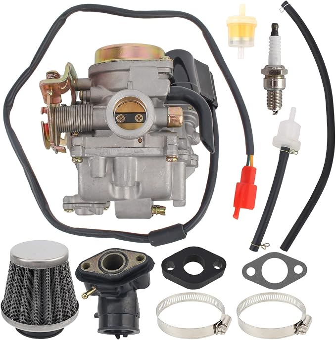 Carbhub 50CC Carburetor for 49cc 50cc GY6 4 Stroke Scooter Taotao Go ...