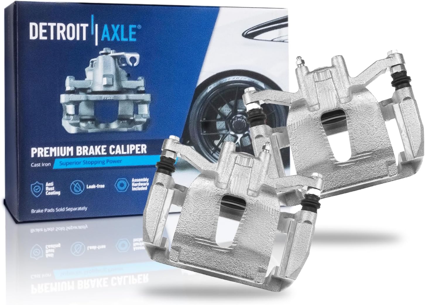 Amazon.com: Detroit Axle - 2pc Rear Brake Calipers for Ford 2012-2016 F-150 Lobo, Disc Brake ...