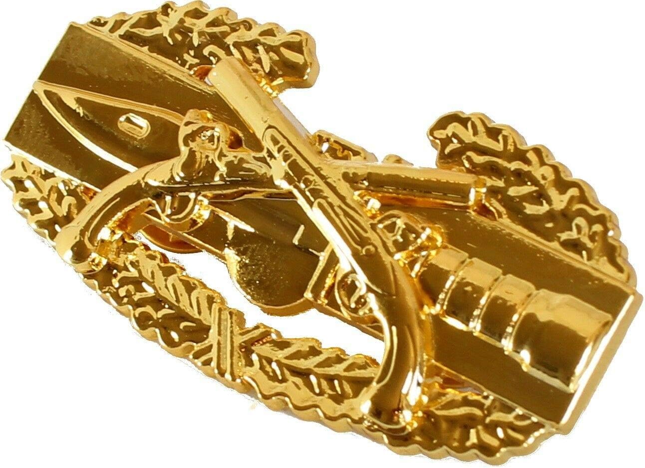 Amazon.com: Military Police Combat Action Badge GOLD PLATED US Army MP ...