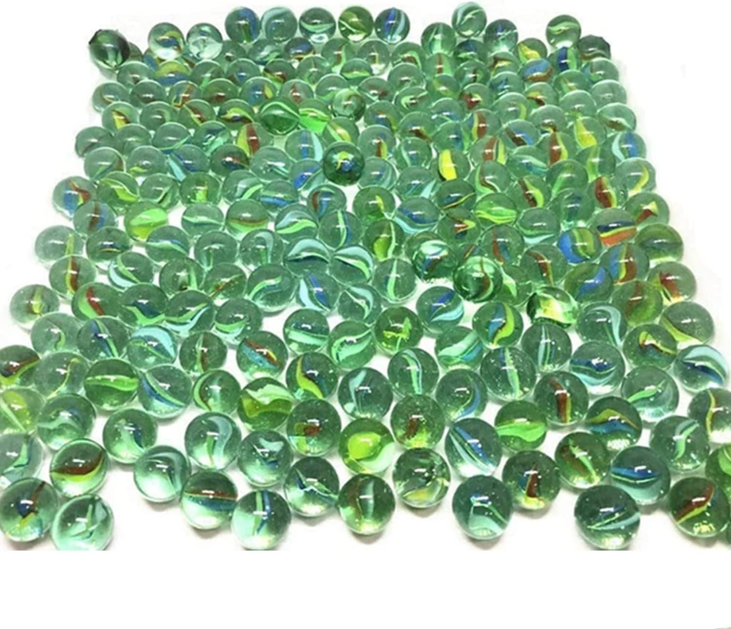 Melfi™ 75Pcs Glass Marbles Fun Retro Toys for Kids Round Marble Beads ...