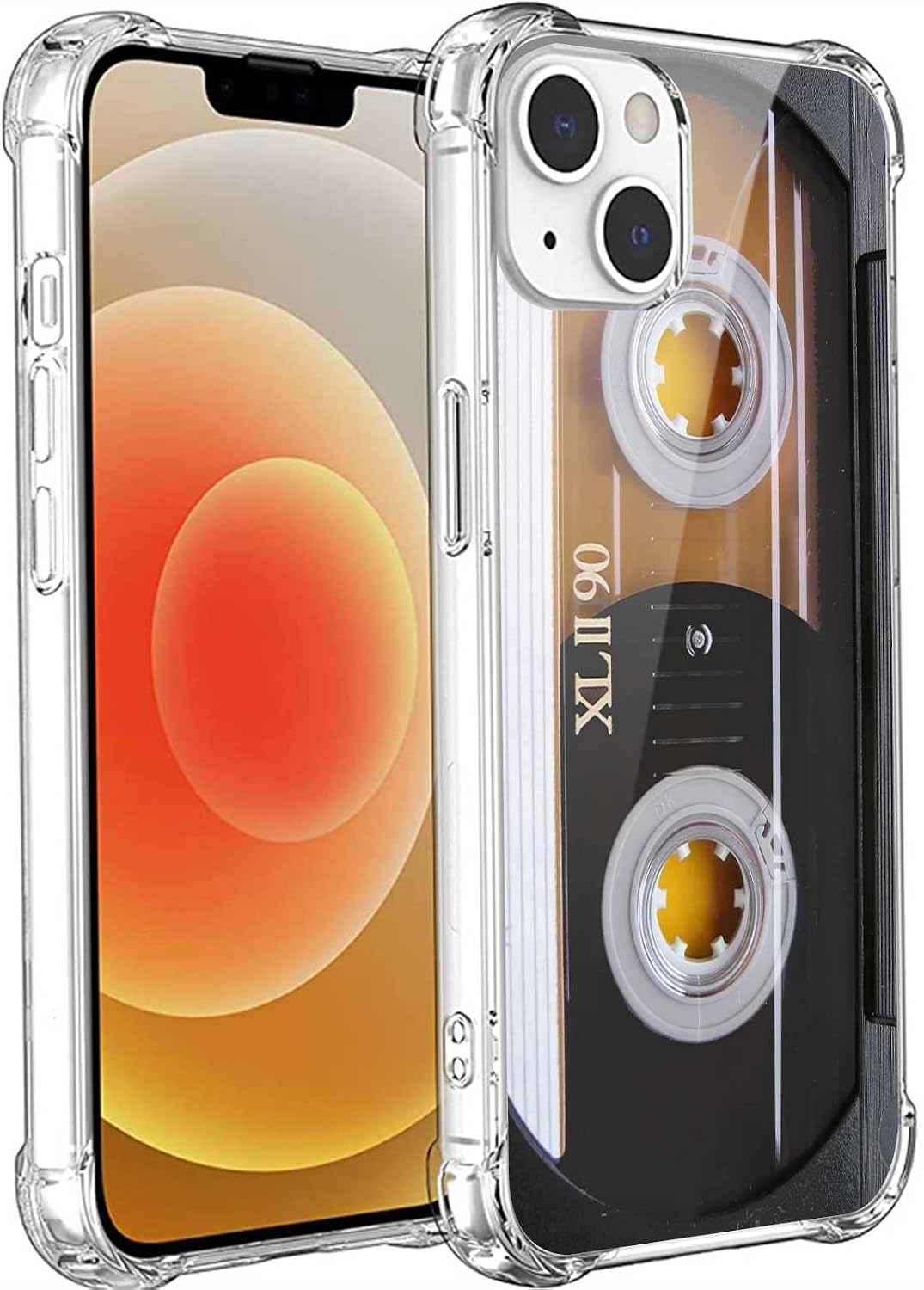Amazon.com: YUMIYU Compatible with iPhone 14 Plus Cassette Case,Music ...