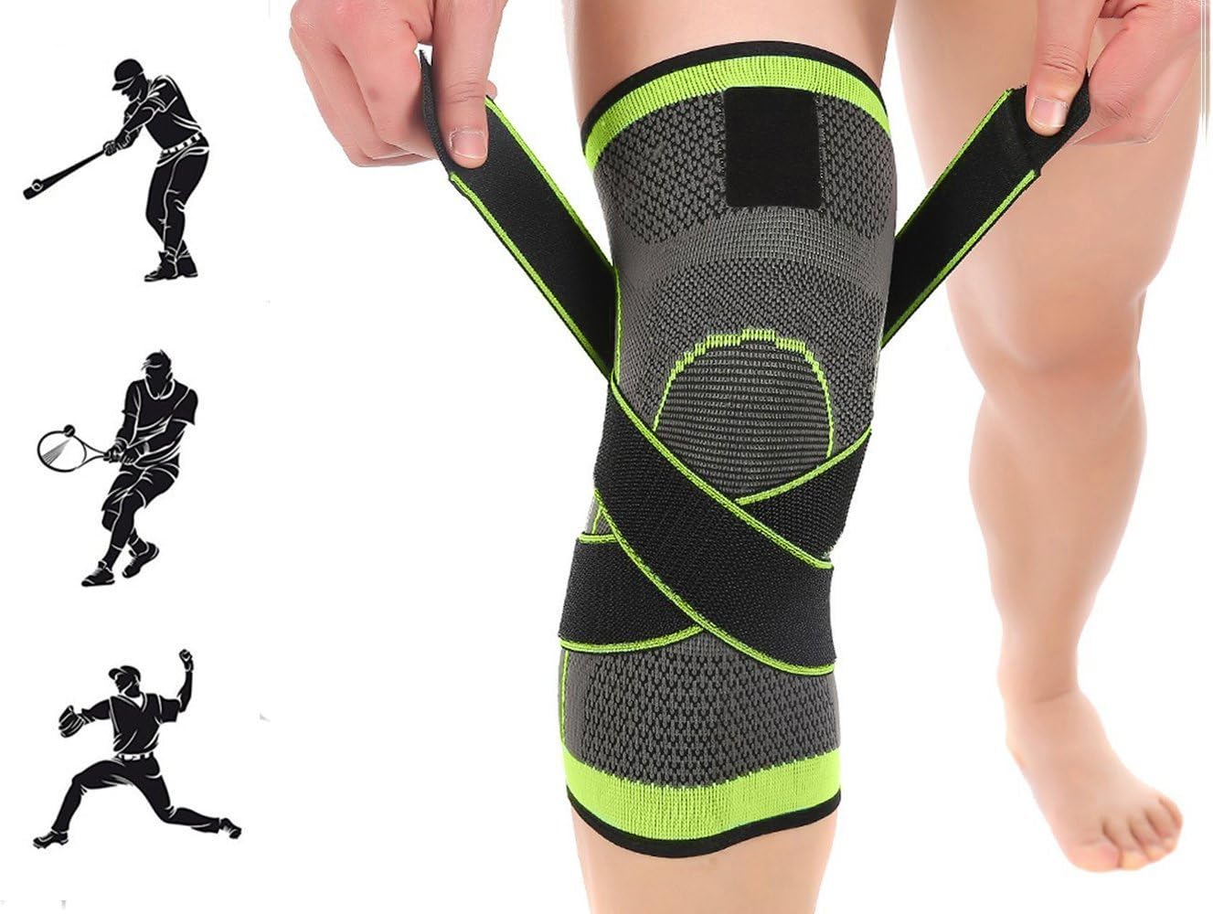 Rodillera deporte, Love77 Rodilleras transpirable Rodilleras ajustables ...