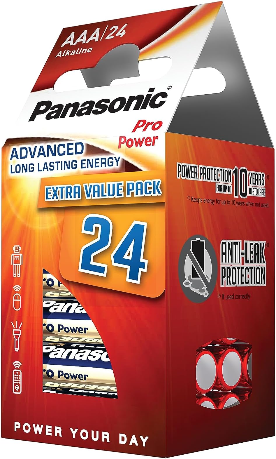 Panasonic Pro Power Micro AAA , pack of 24 (6x Blister pack of 4 ...