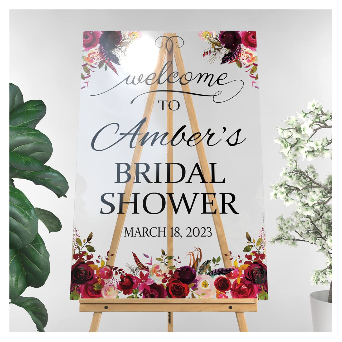 Bridal Shower Door Sign