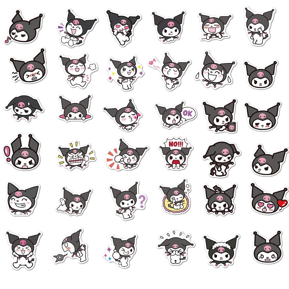 Kuromi Stickers 100 pegatinas lindas para botellas de...B08YFCNS62 ...