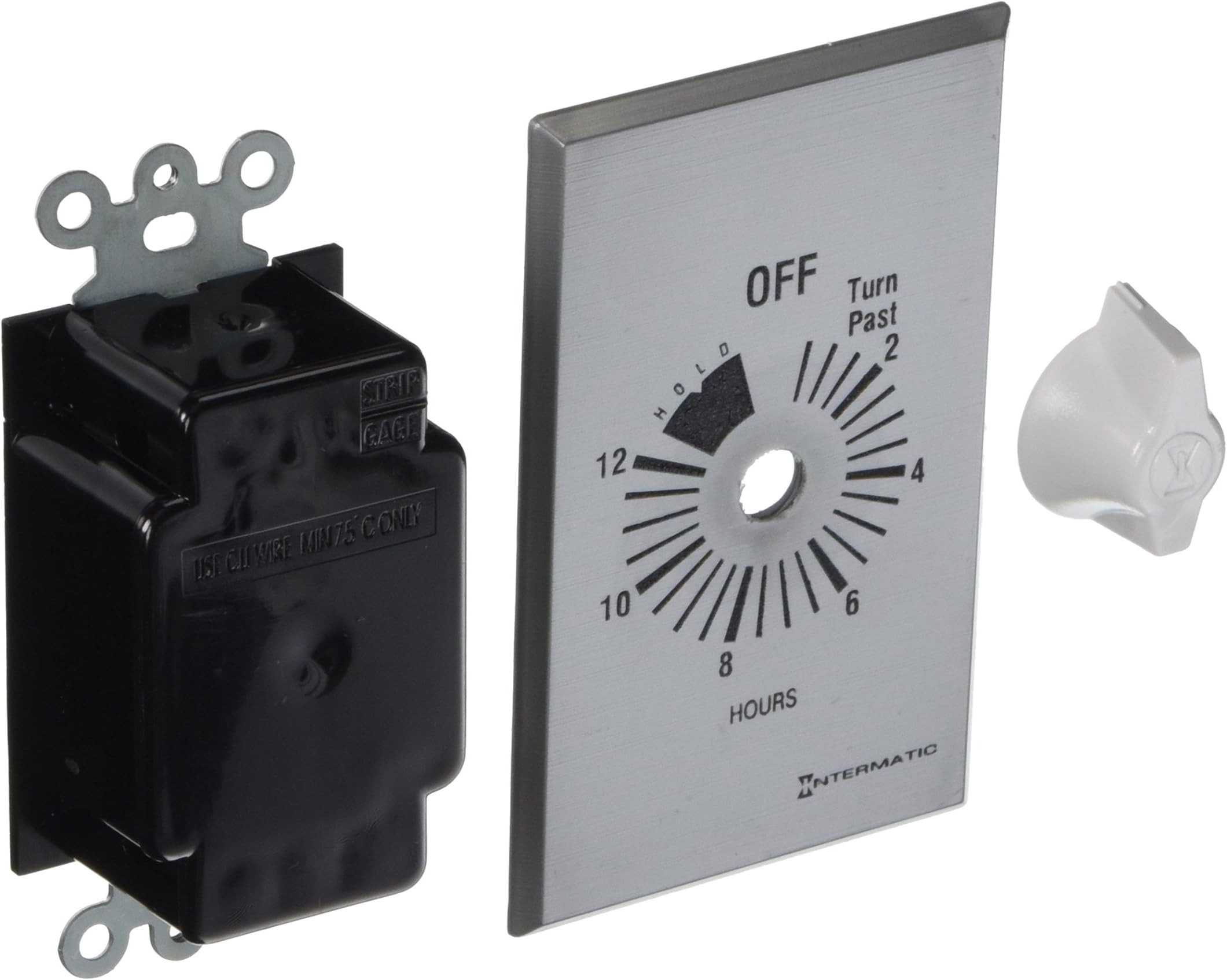 Amazon.com: Intermatic FF12HHC 12-Hour Spring Loaded Wall Timer with ...