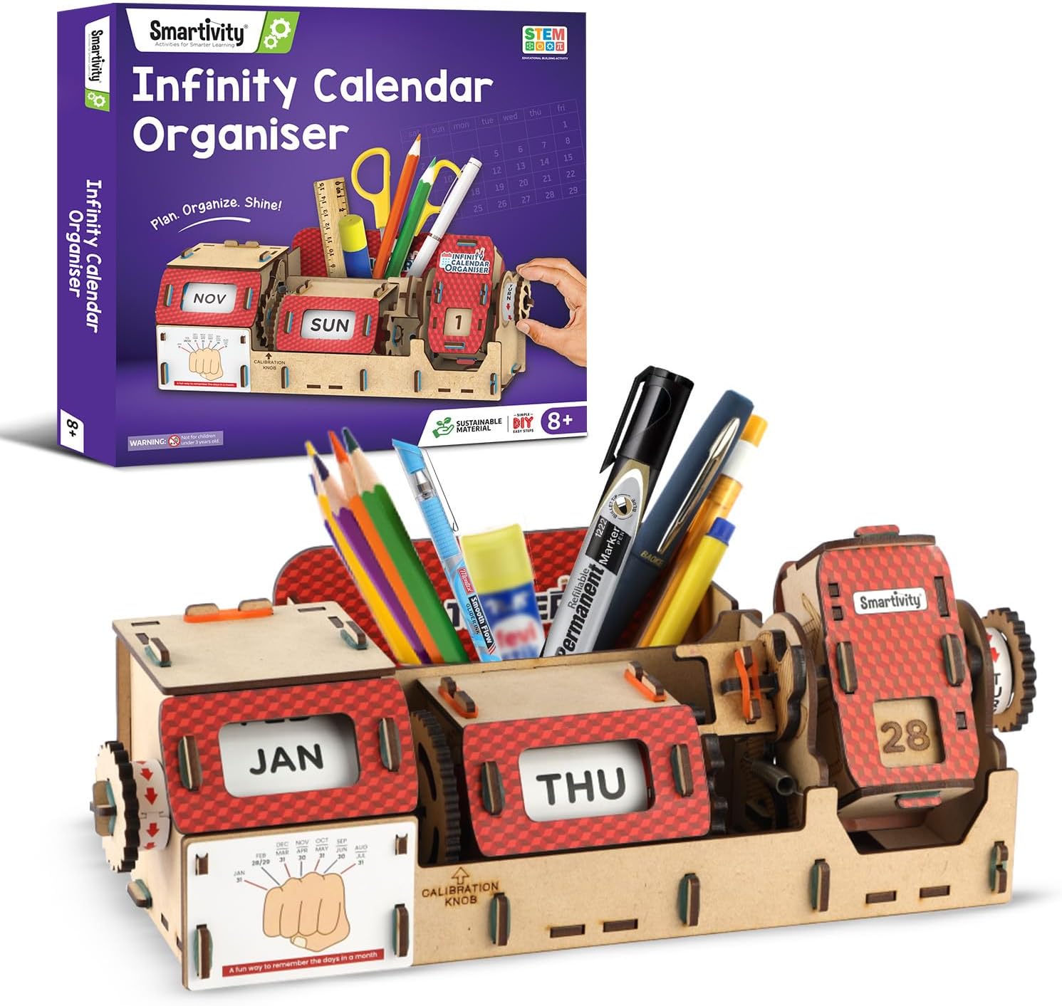 Buy Smartivity Microscope 100x Zoom Toy for Kids Age 8-10-12-14 Years ...