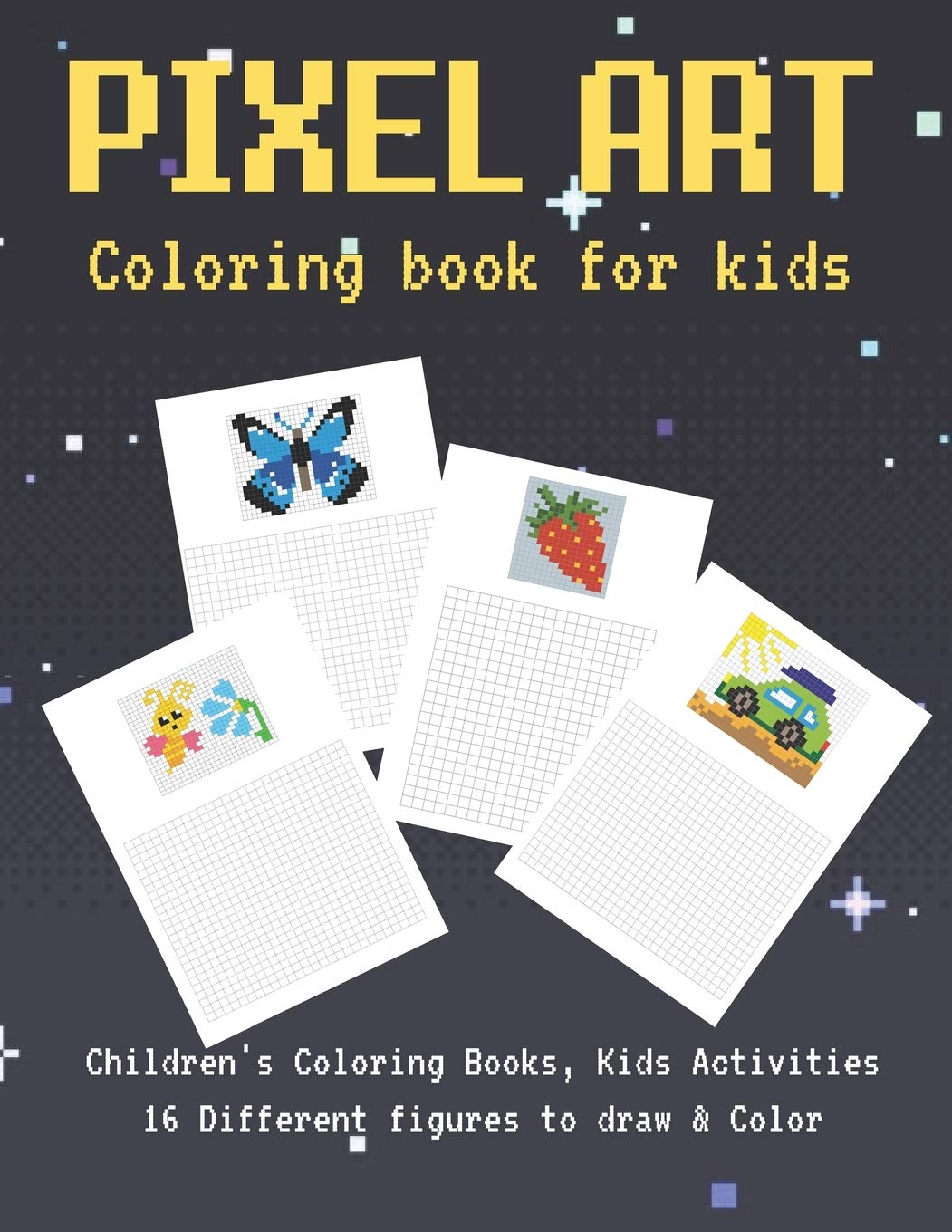 Pixel Art Coloring Book For Kids Pixel Art Coloring Book | Desertcart ...