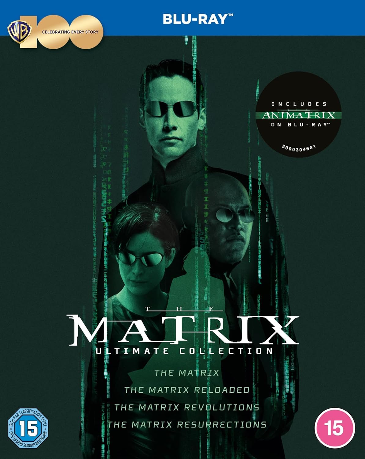 The Matrix Ultimate 4-Film Collection (includes The Animatrix on Blu ...