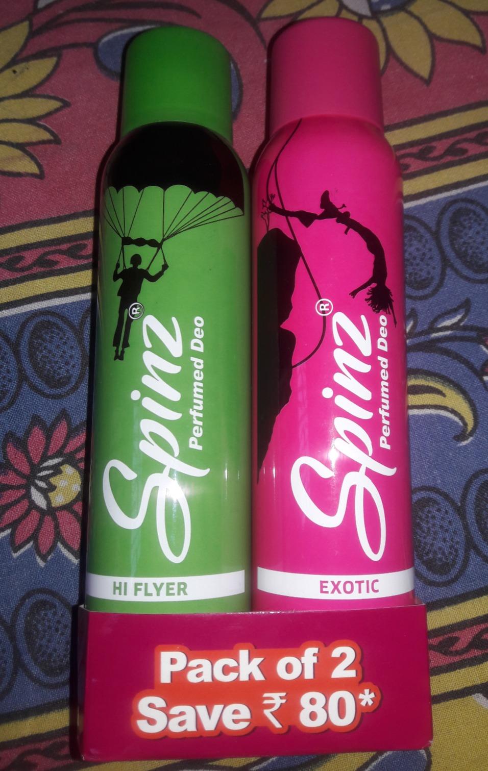 Buy Spinz Perfumed Deo, (Pack of 2), 150ml Online at Low Prices in ...