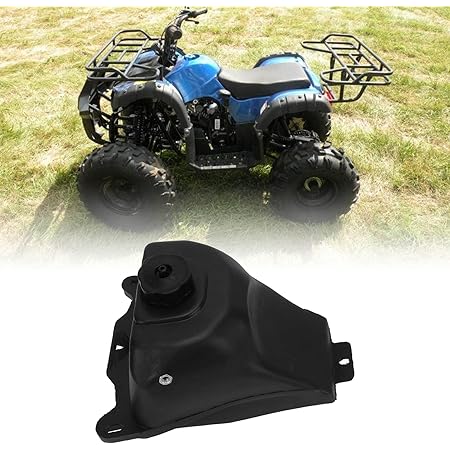 Amazon.com: ATVs Gas Fuel Tank, Metal Fuel Gas Tank, Black Fuel Gas ...