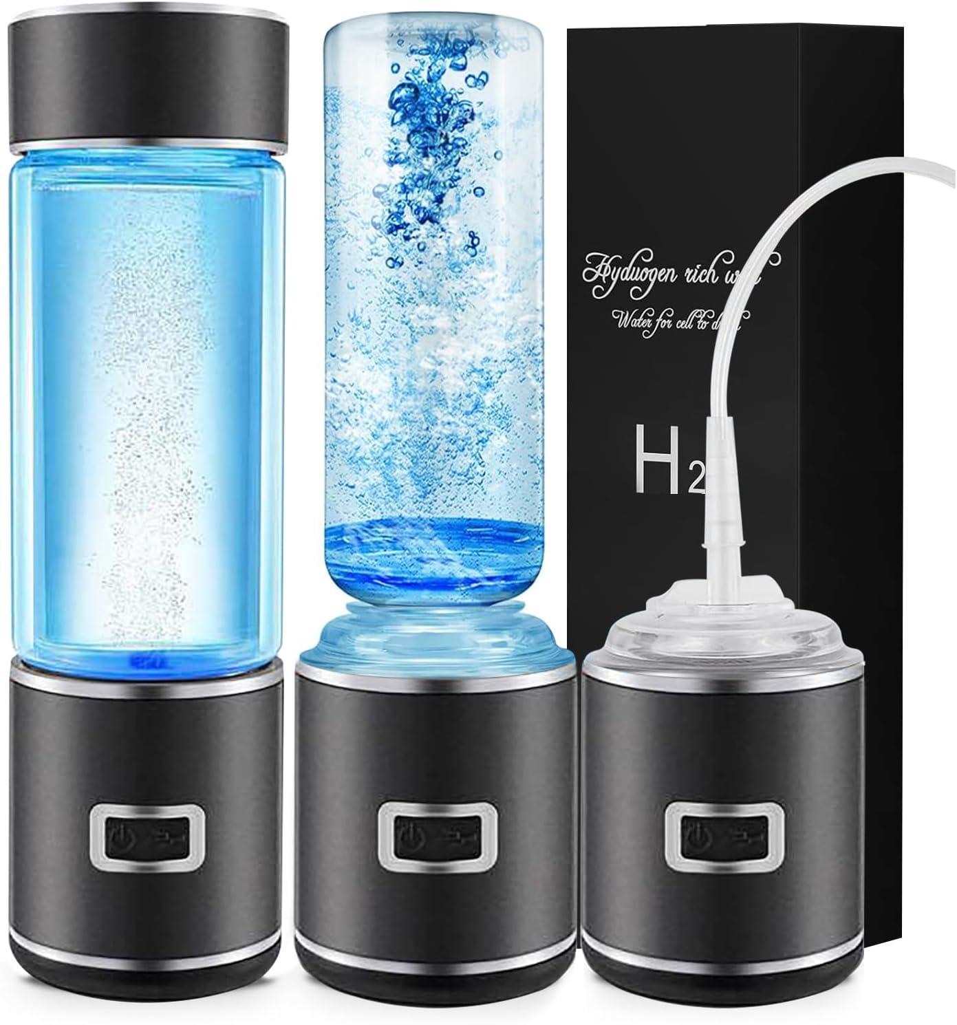 3 in1 Hydrogen Water Bottle, 2025 Upgrade Hydrogen Water Bottle ...