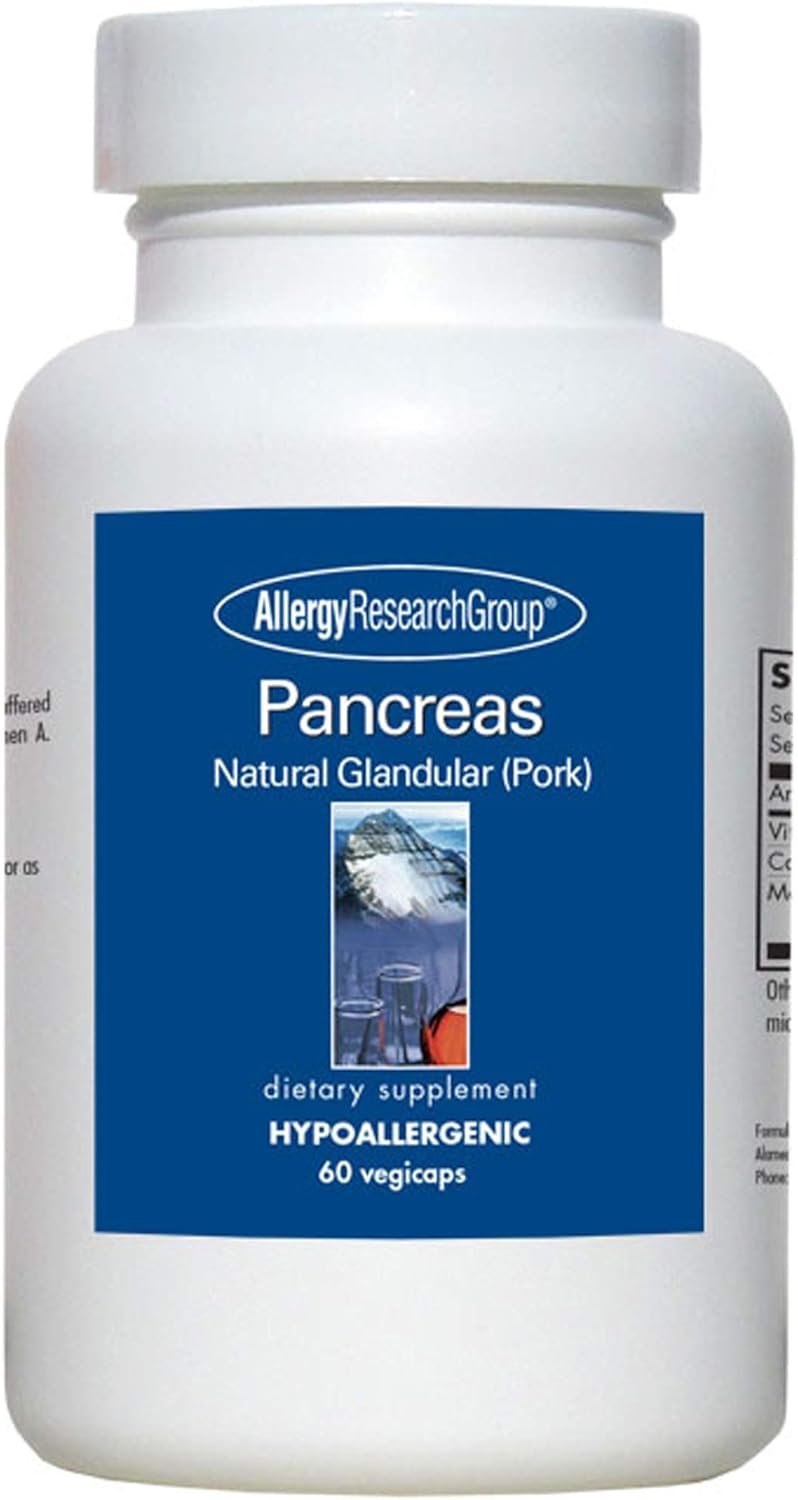Amazon.com: Allergy Research Group PANCREAS PORK, CAPS 60 : Health ...