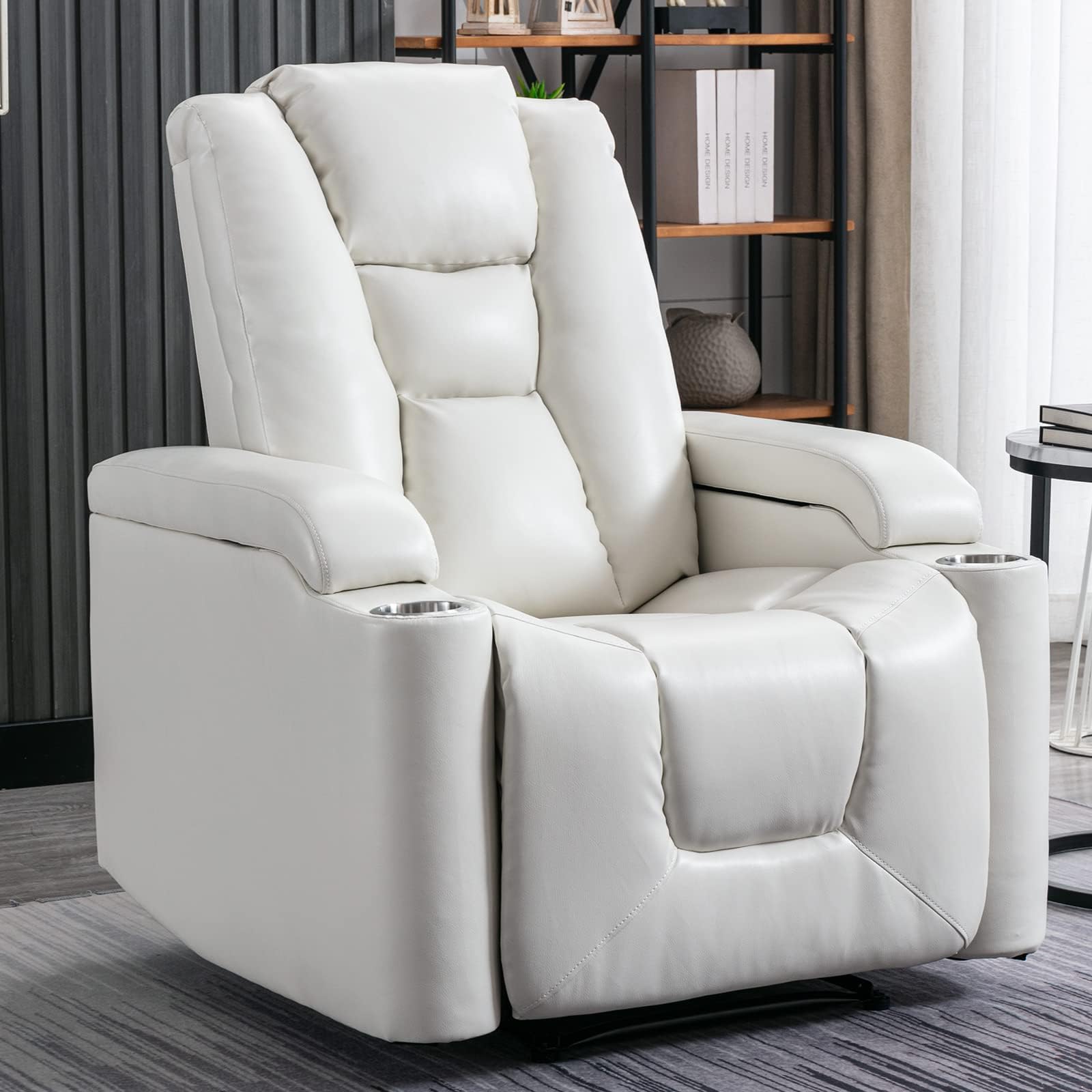 Amazon.com: 33" Wide Power Recliner Chair - Modern Recliner Chair with ...