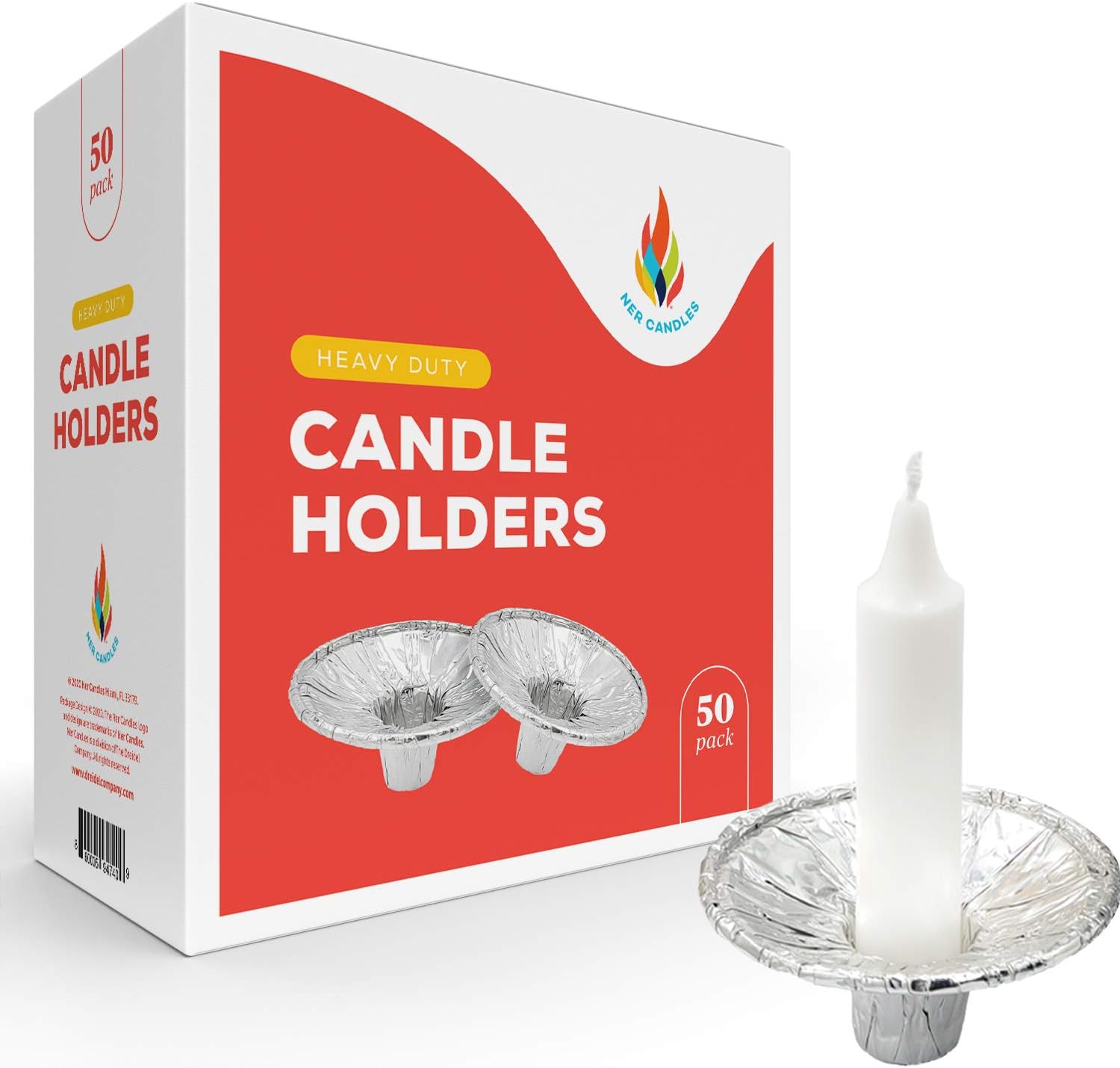 Amazon.com: Ohr Candles Extra Heavy Disposable Aluminium Foil Candle ...