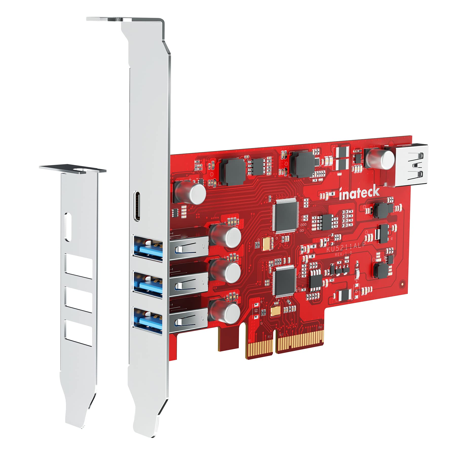 Buy Inateck PCIe USB 3 2 Gen 2 Extension Card With 4 USB A And 1 USB C Buy Inateck PCIe USB 3 2 Gen 2 Extension Card With 4 USB A And 1 USB C