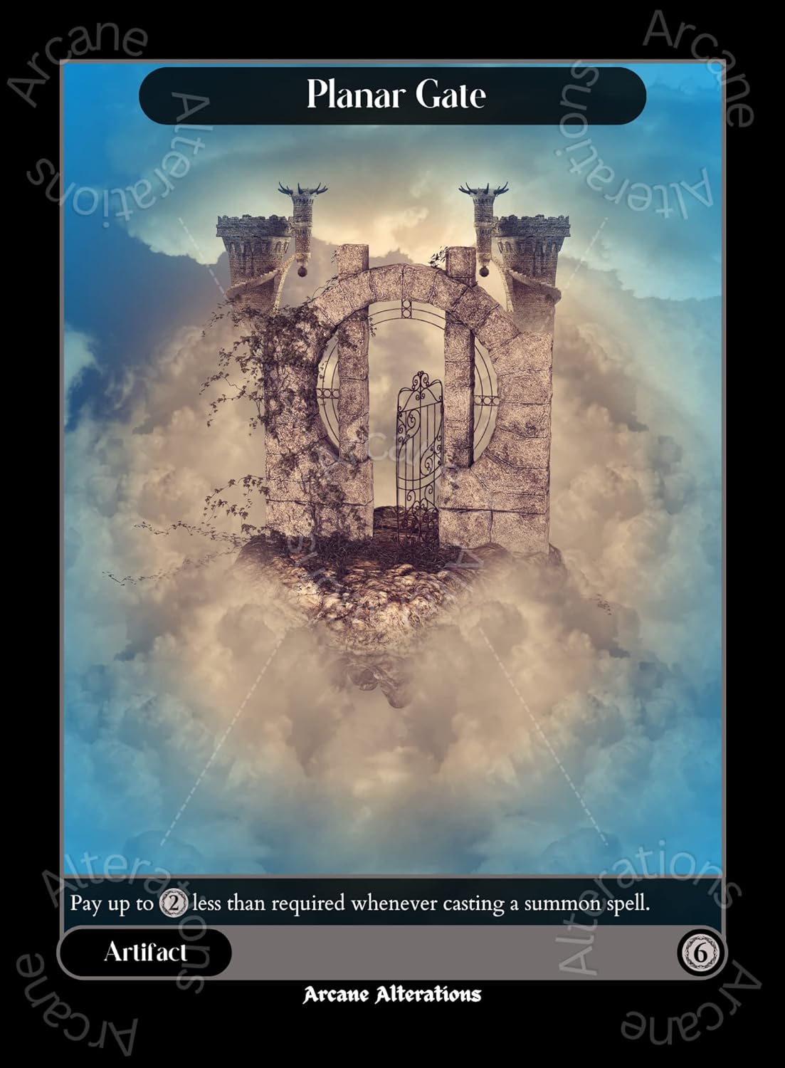 Amazon.com: Planar Gate - Altered Art Custom Card : Toys & Games