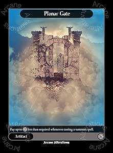Amazon.com: Planar Gate - Altered Art Custom Card : Toys & Games