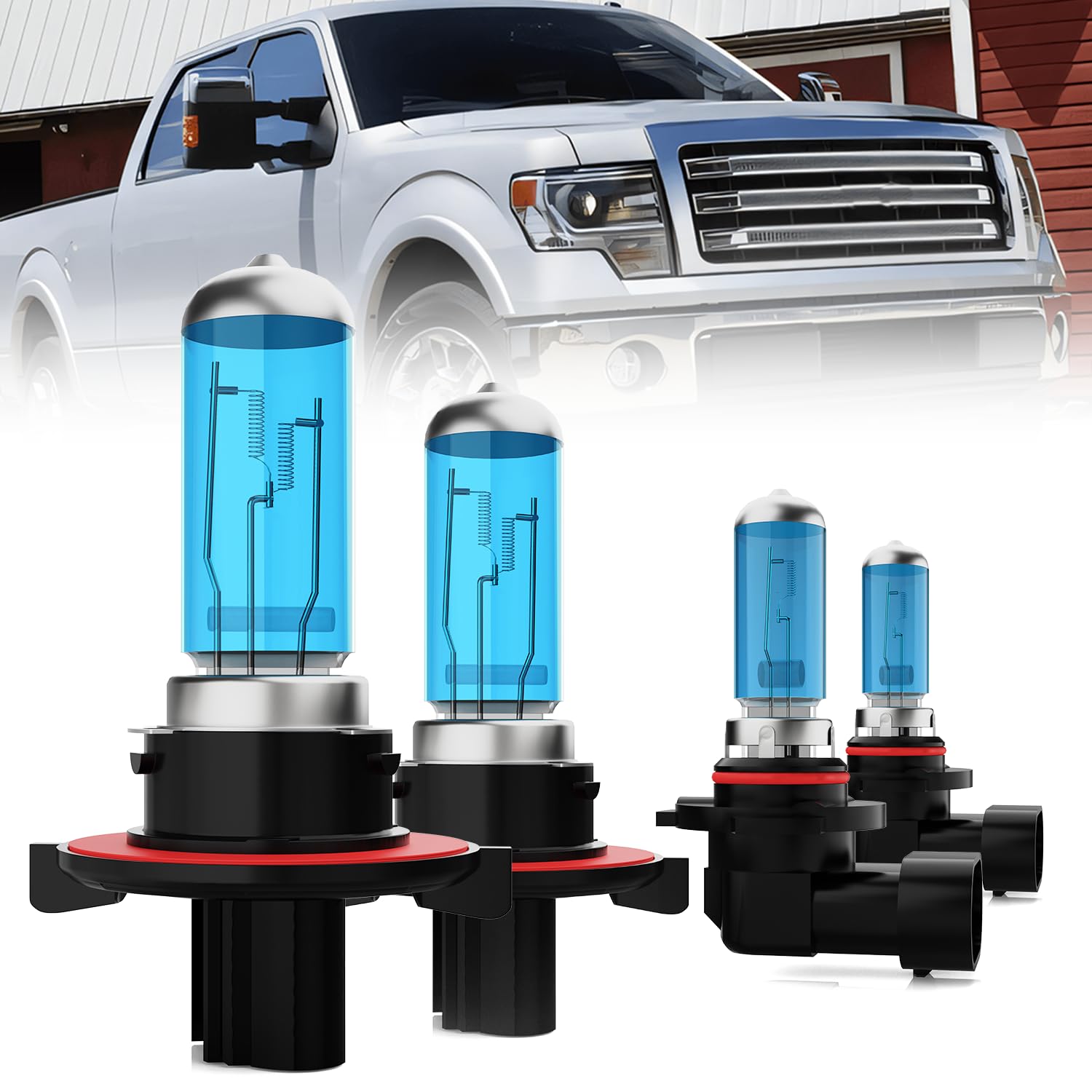 Amazon.com: LECCIBUB Headlight Bulbs Compatible With Ford F150 F-150 ...