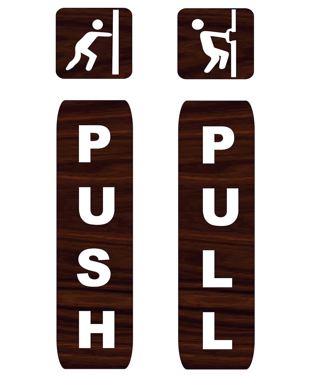 SIGNOOGLE® Push Pull Acrylic Laminated 3mm Sign Board Plate Display for ...