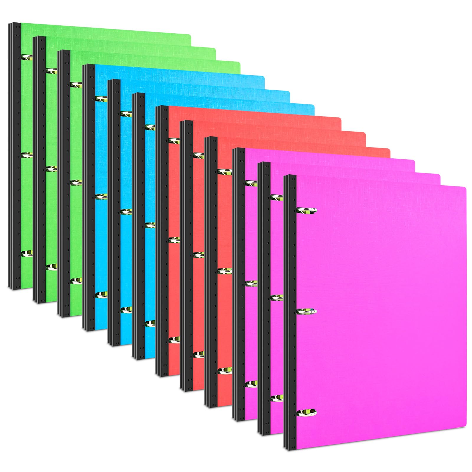 Snapklik.com : INFUN Telescoping 3 Ring Binder - 12 PCS, Portable 0.75 ...