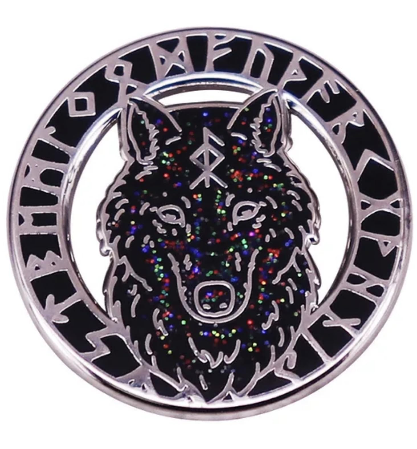 Amazon.com: Fenrir Wolf Celtic Norse Viking Rune Runic Symbols God Odin ...